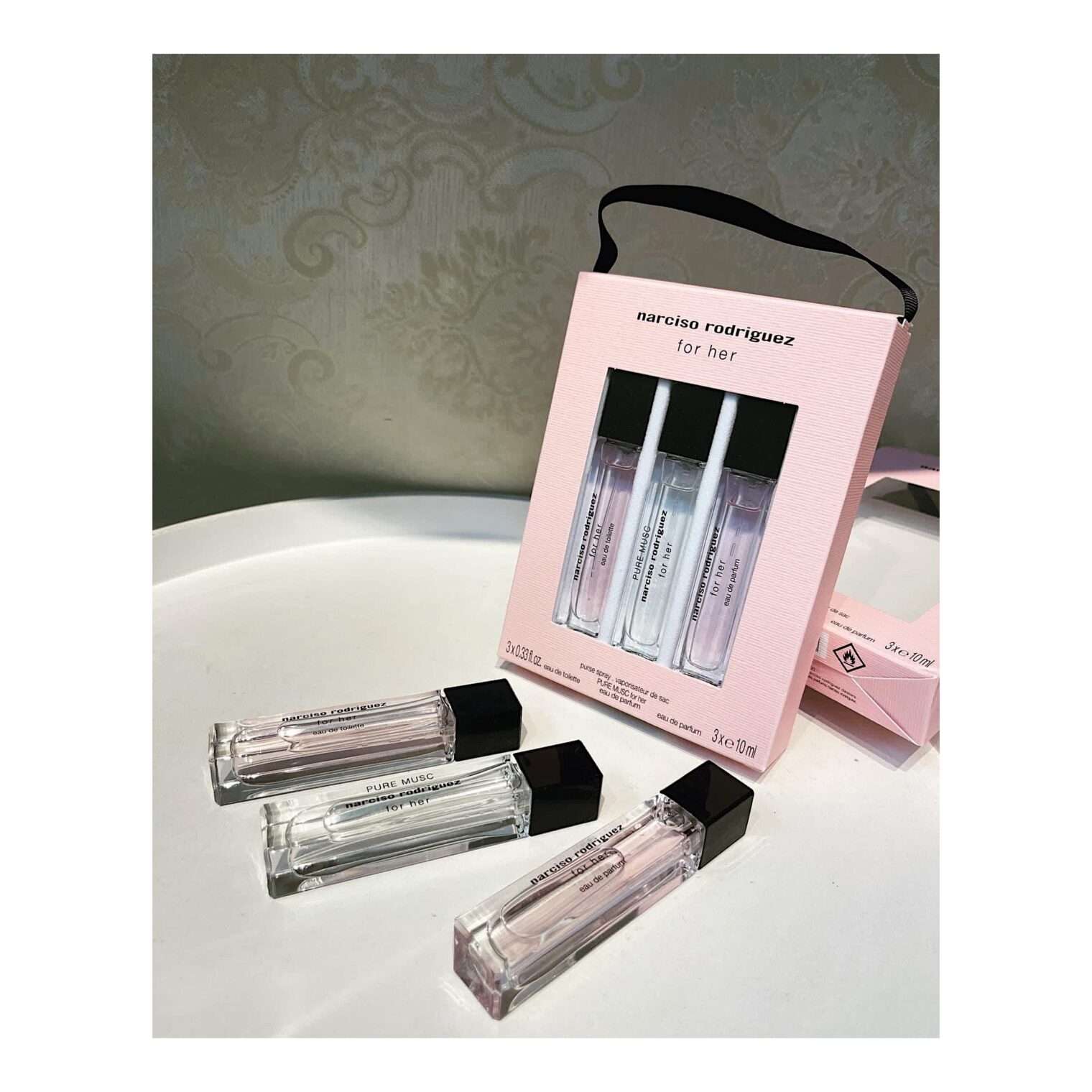 Set Narciso Rodriguez for her (1 For Her EDP + 1 For Her EDT + 1 Pure ...